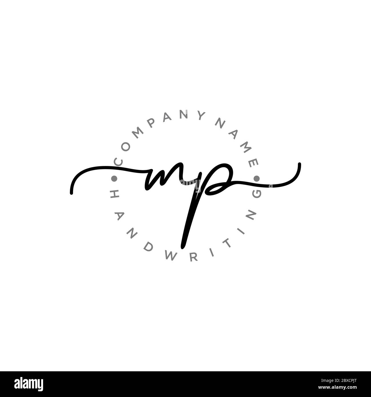 Mp initials logo Stock Vector Images - Alamy