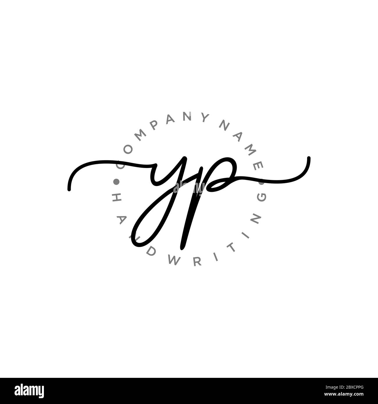 Yp initials logo Stock Vector Images - Alamy