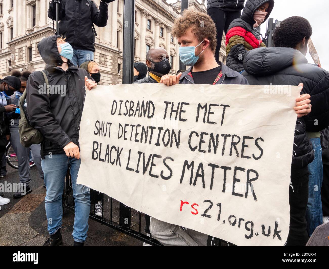 London blm demonstration hi-res stock photography and images - Alamy