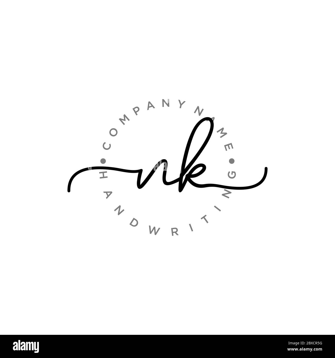 Letter nk vector vectors hi-res stock photography and images - Alamy