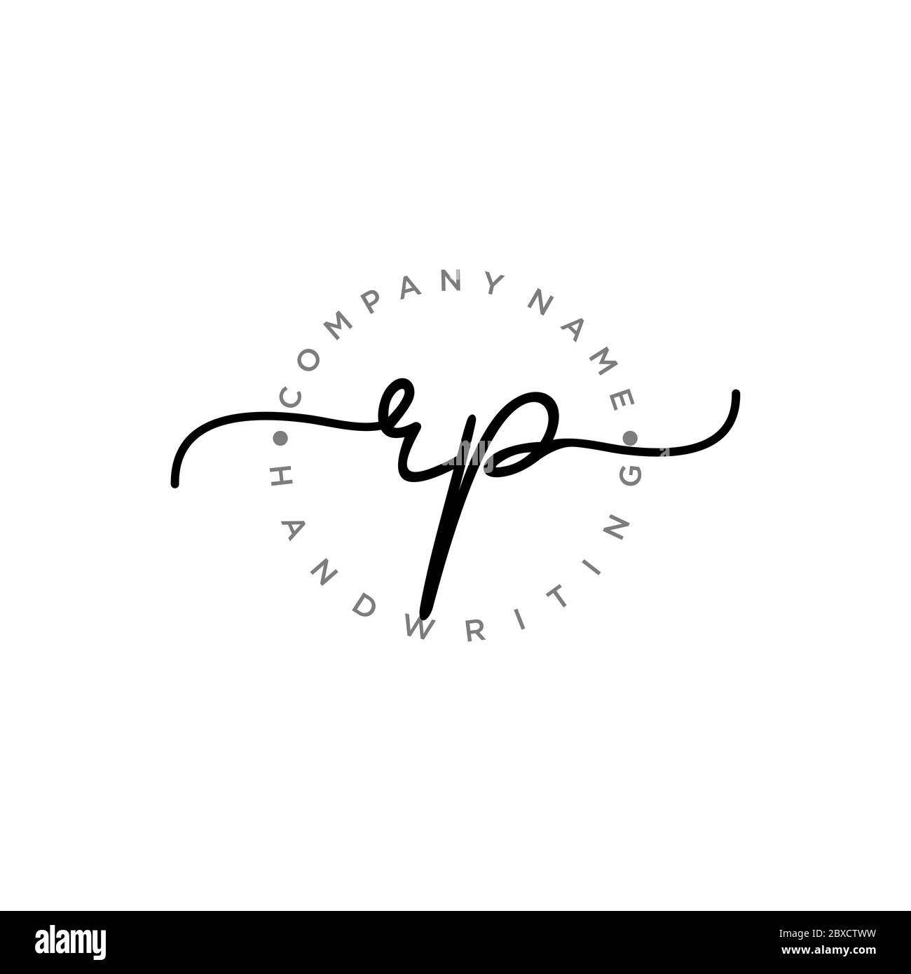 Rp initials logo hi-res stock photography and images - Alamy