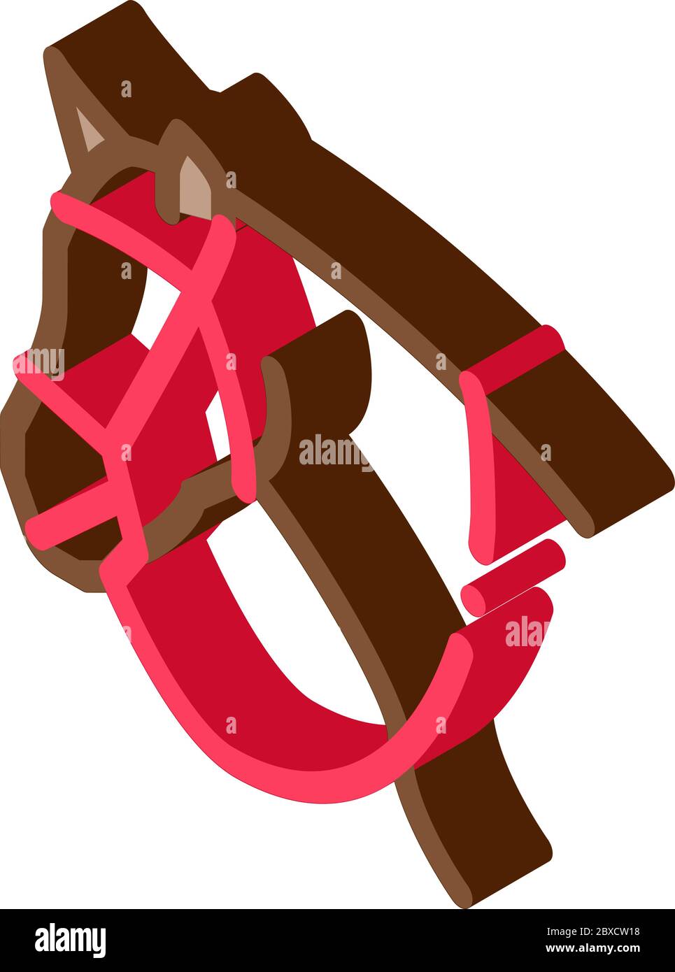 Horse Head Isometric Icon Vector Illustration Stock Vector Image & Art ...