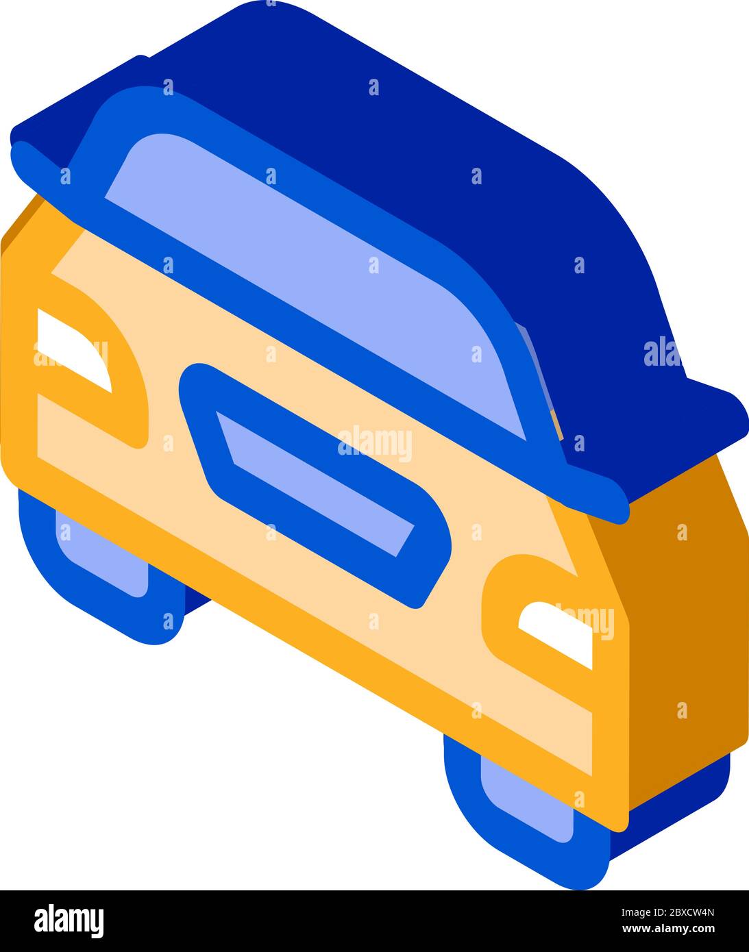 Van Bus Isometric Icon Vector Illustration Stock Vector Image & Art - Alamy