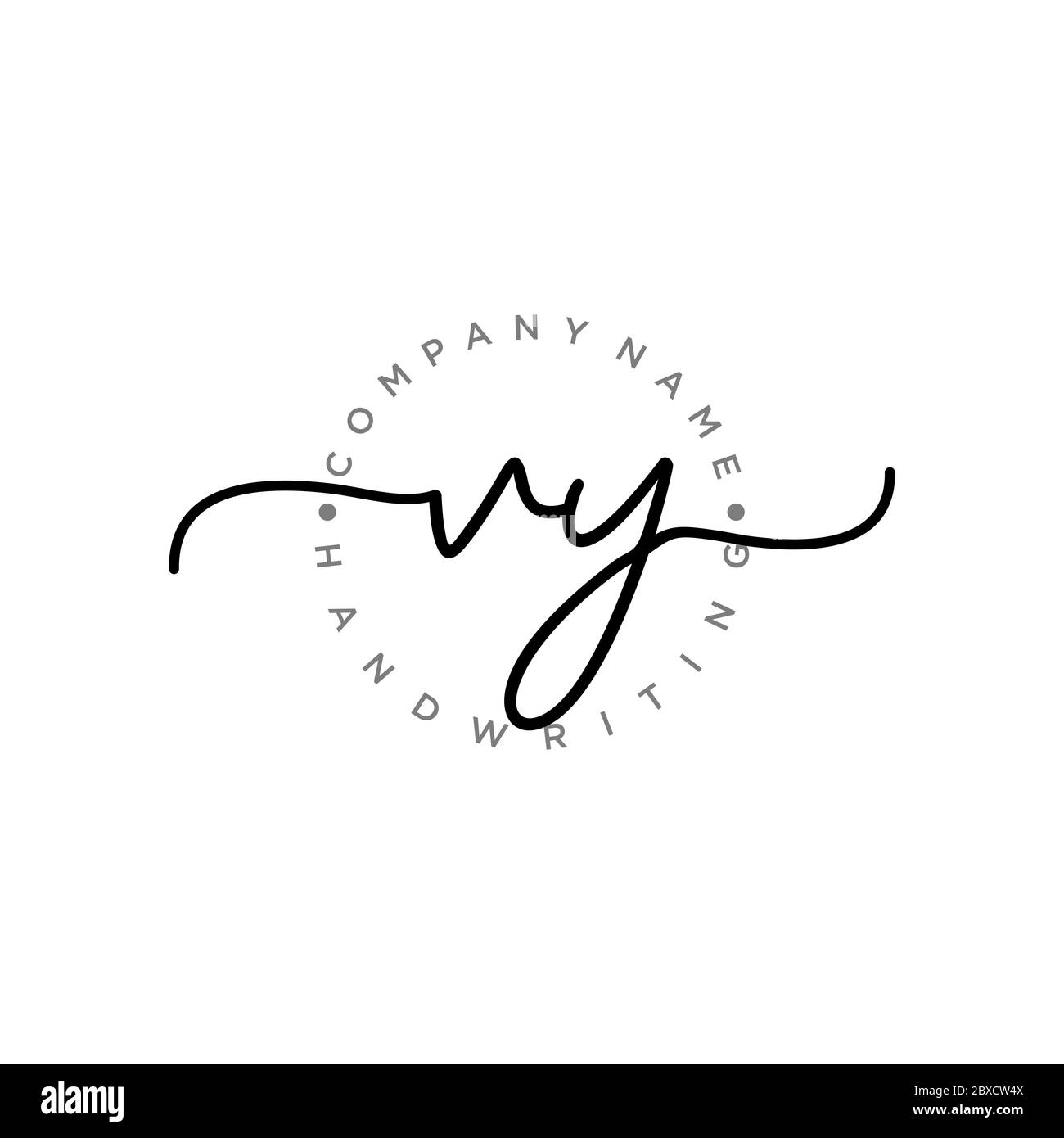 Letter vy vector vectors Cut Out Stock Images & Pictures - Alamy