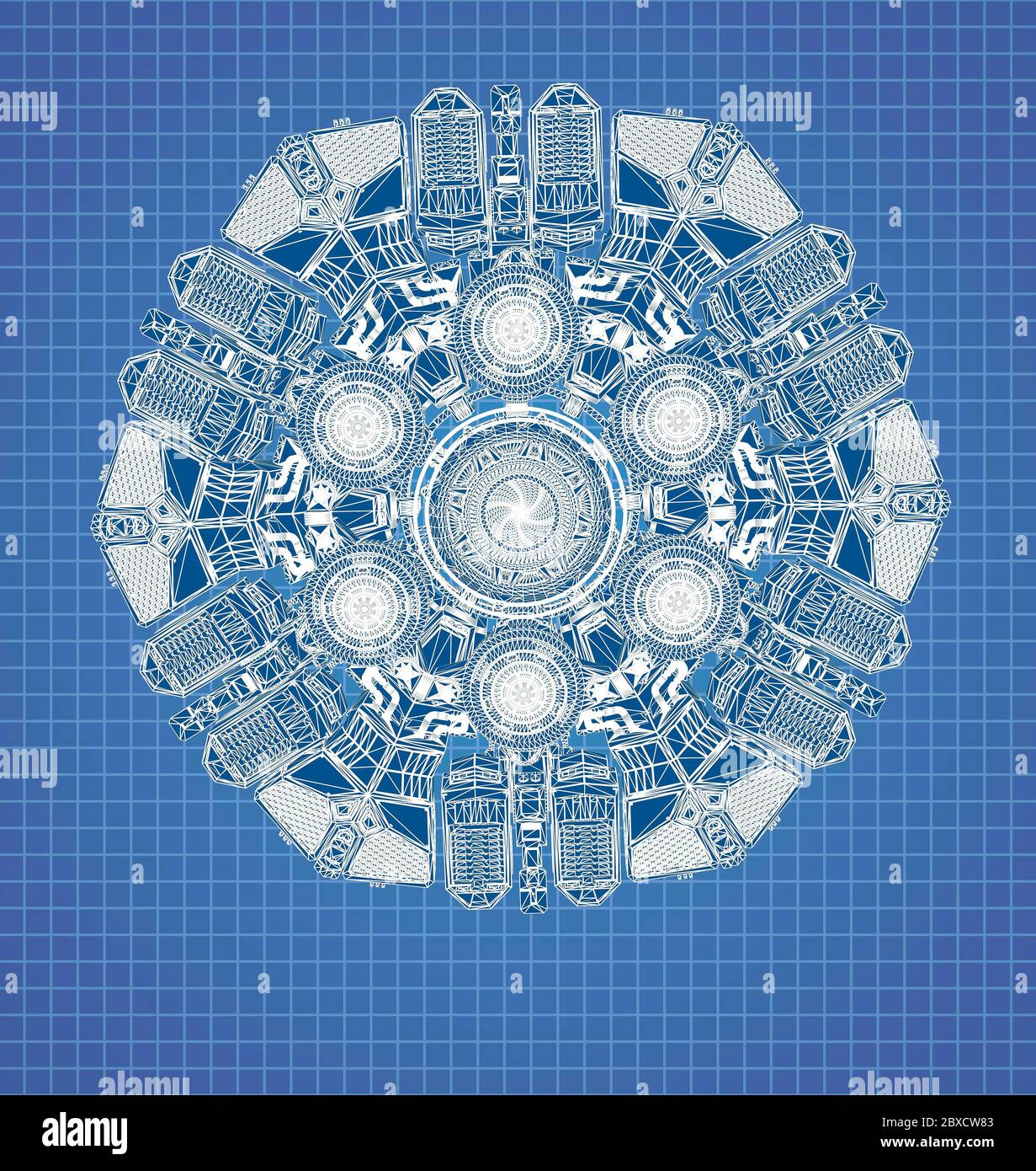 Alien Spaceship Blueprints