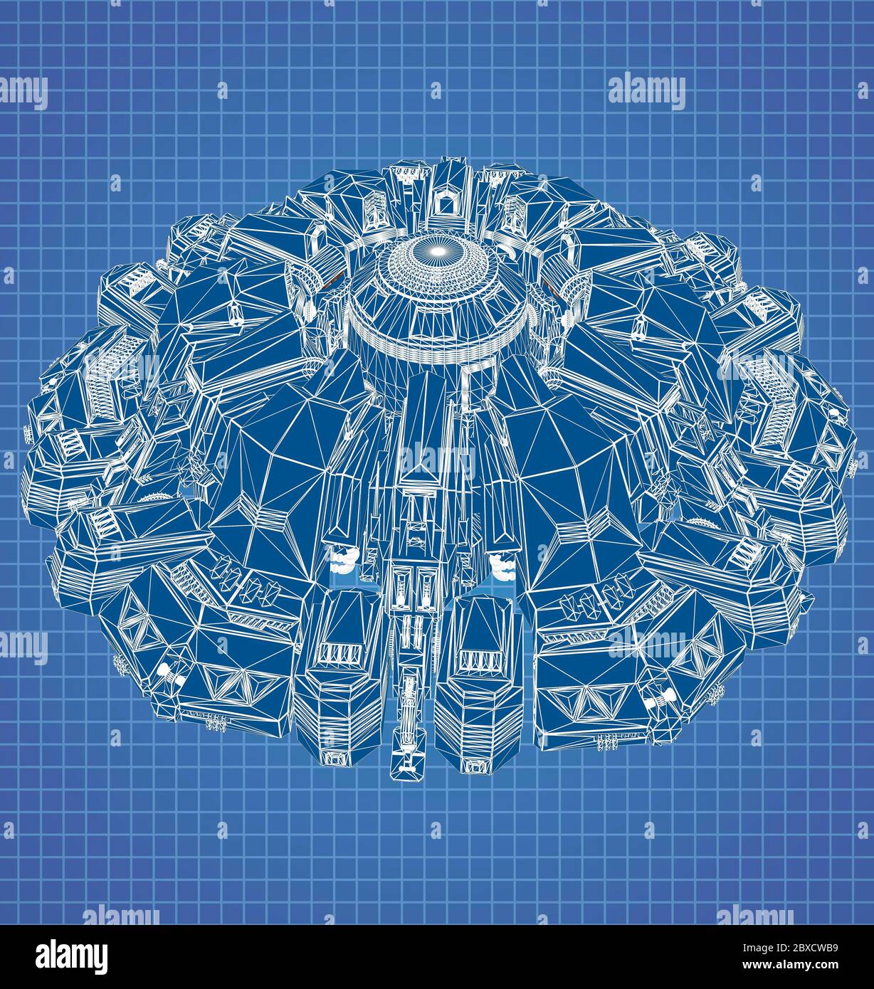 Alien Spaceship Blueprints