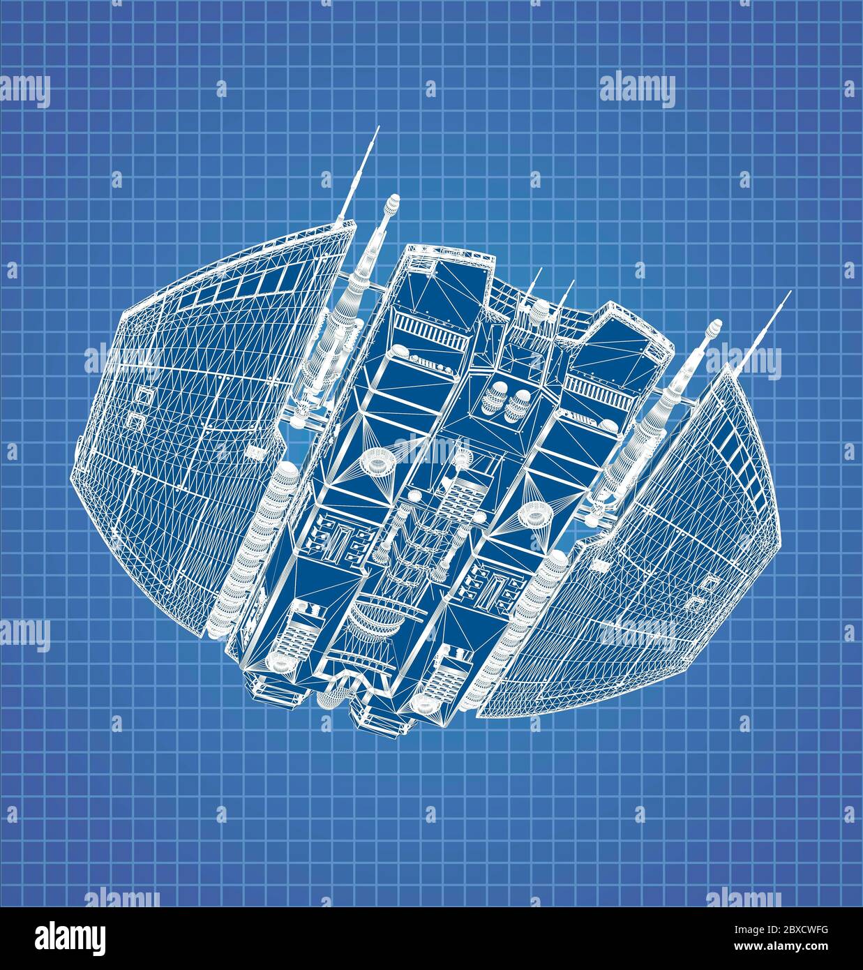 Alien Spaceship Blueprints