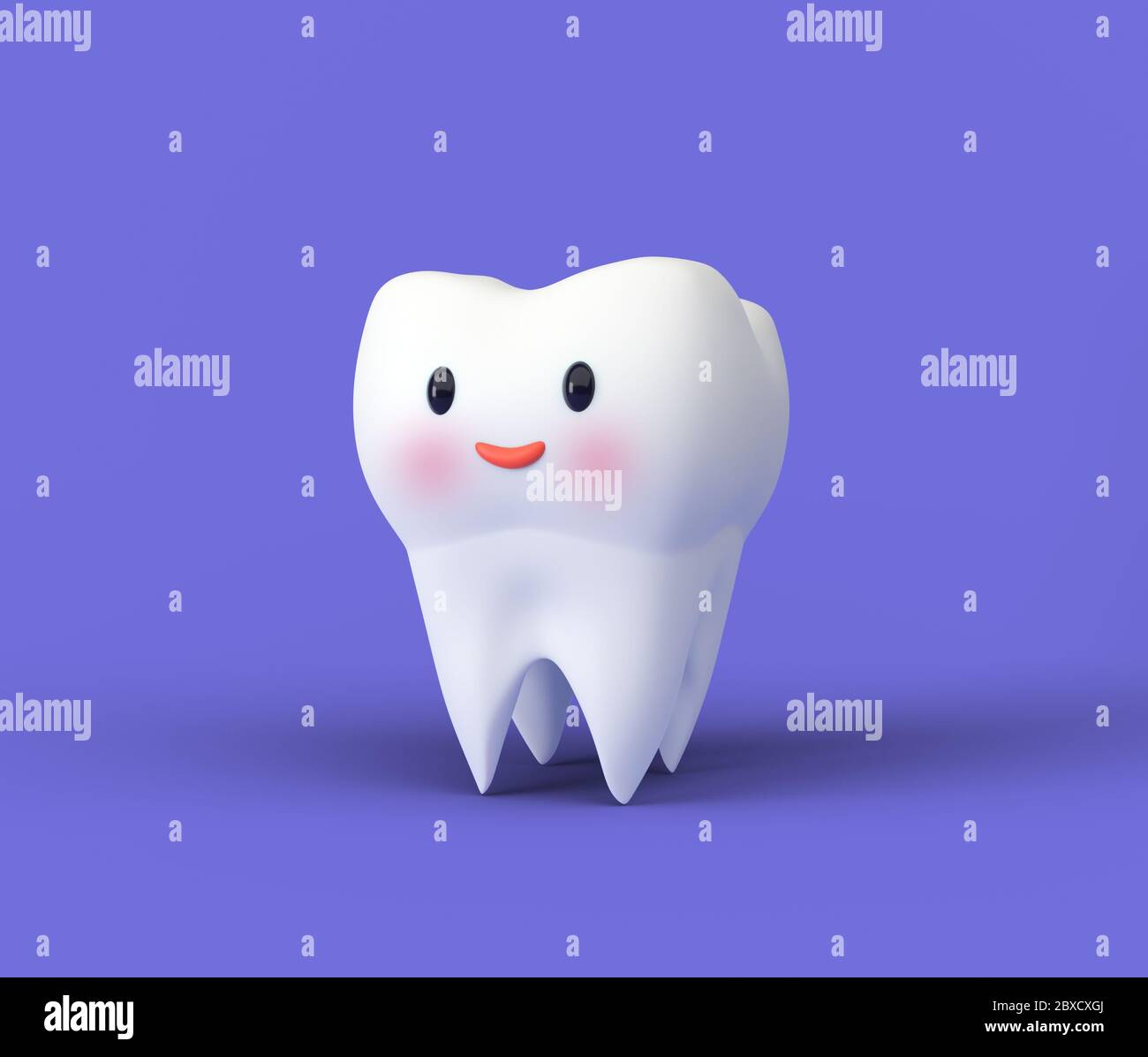 Cute happy smiling tooth. Clear tooth concept. Brushing teeth. Dental ...