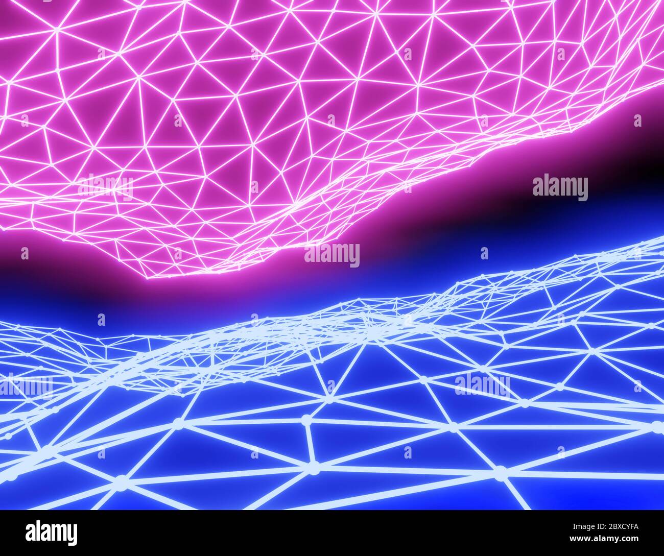 Internet connection network high digital technology. Abstract blue and ...