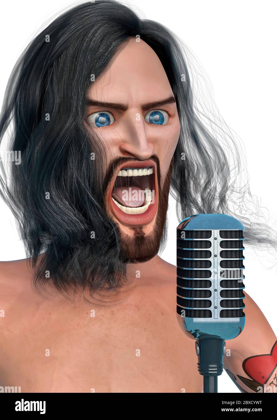 rock star lead singer cartoon. This rock star will put some action at ...