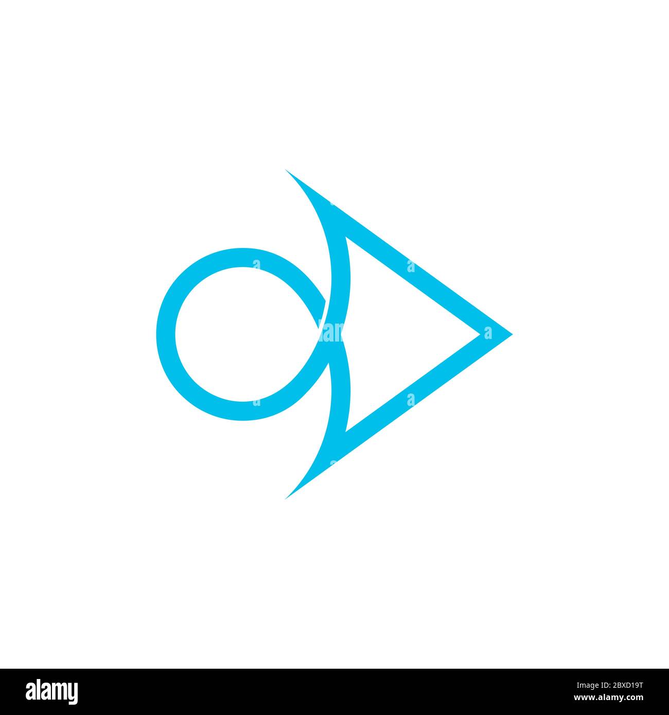 infinity arrow line art logo vector Stock Vector Image & Art - Alamy