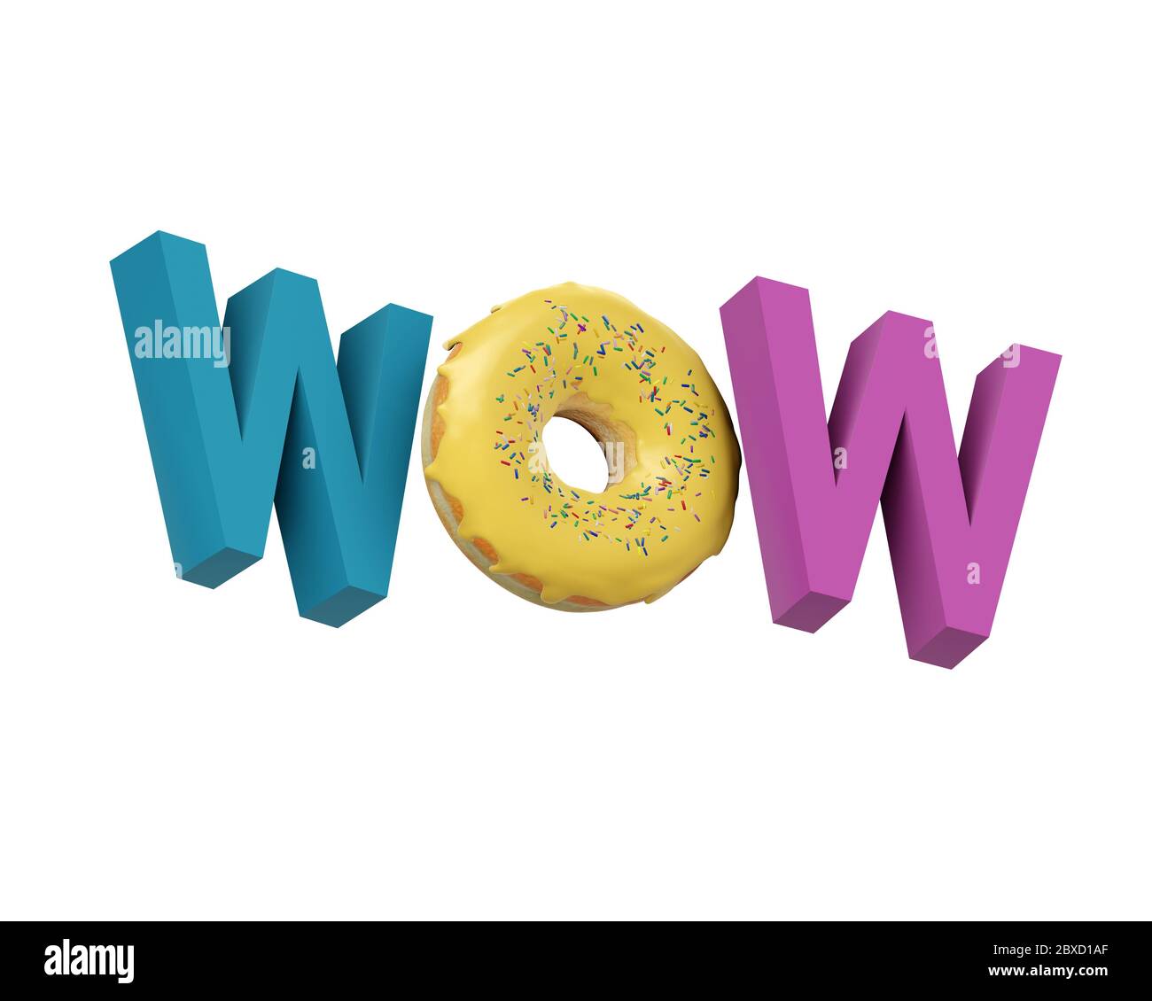 Donut word hi-res stock photography and images - Alamy