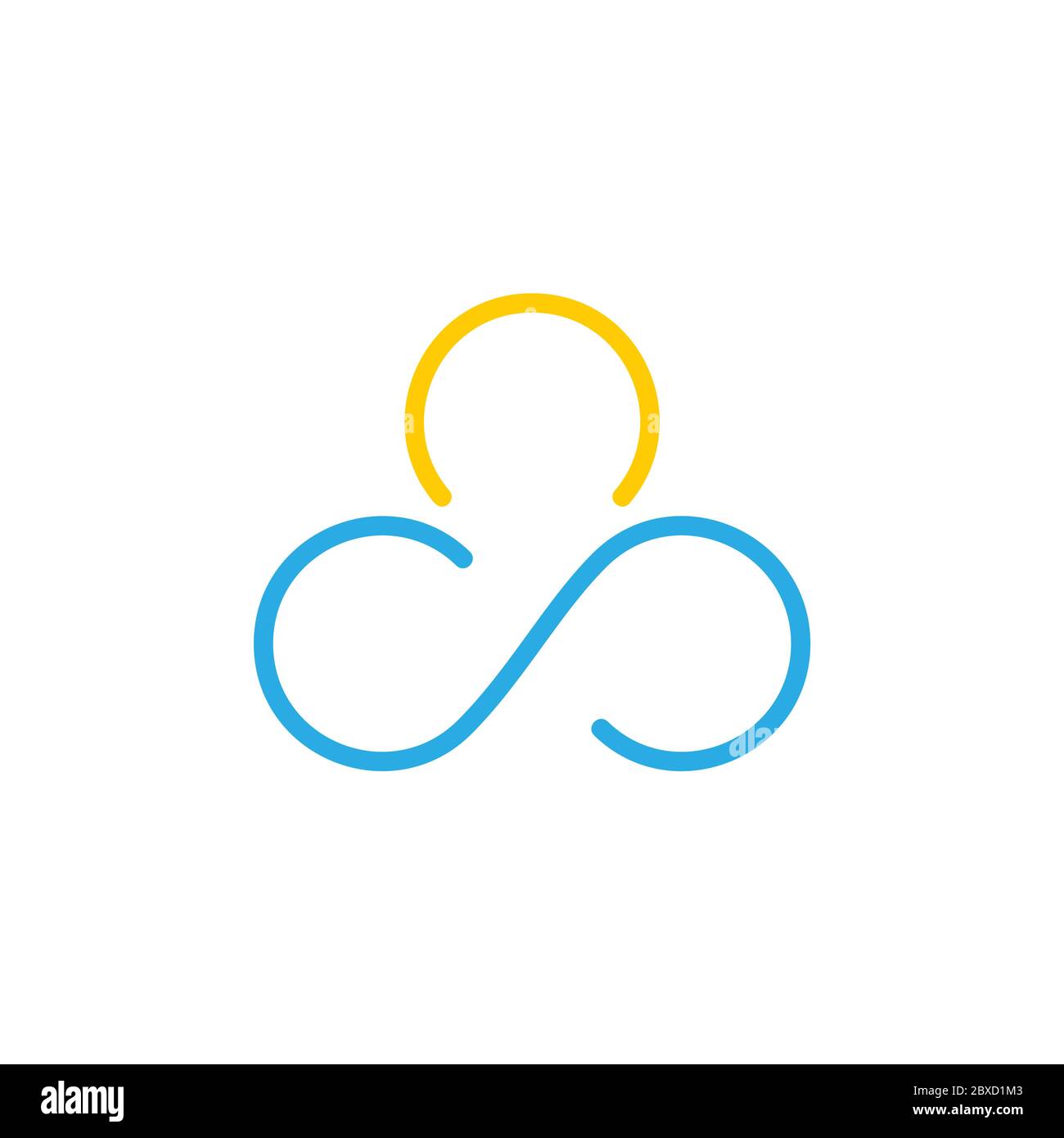 infinity ice cream design logo vector Stock Vector Image & Art - Alamy