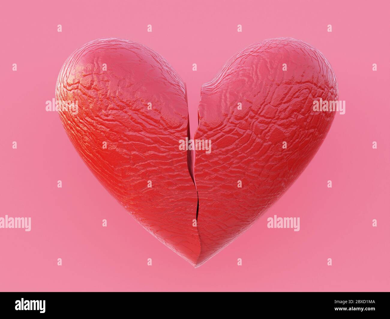 Broken heart shape hi-res stock photography and images - Alamy