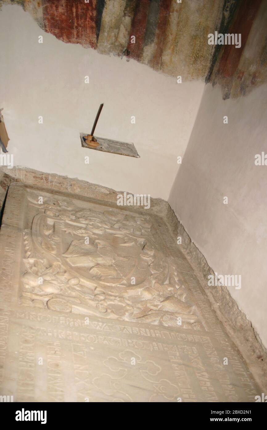 Arnota Monastery, Valcea County, Romania. The tomb of Matei Basarab ...