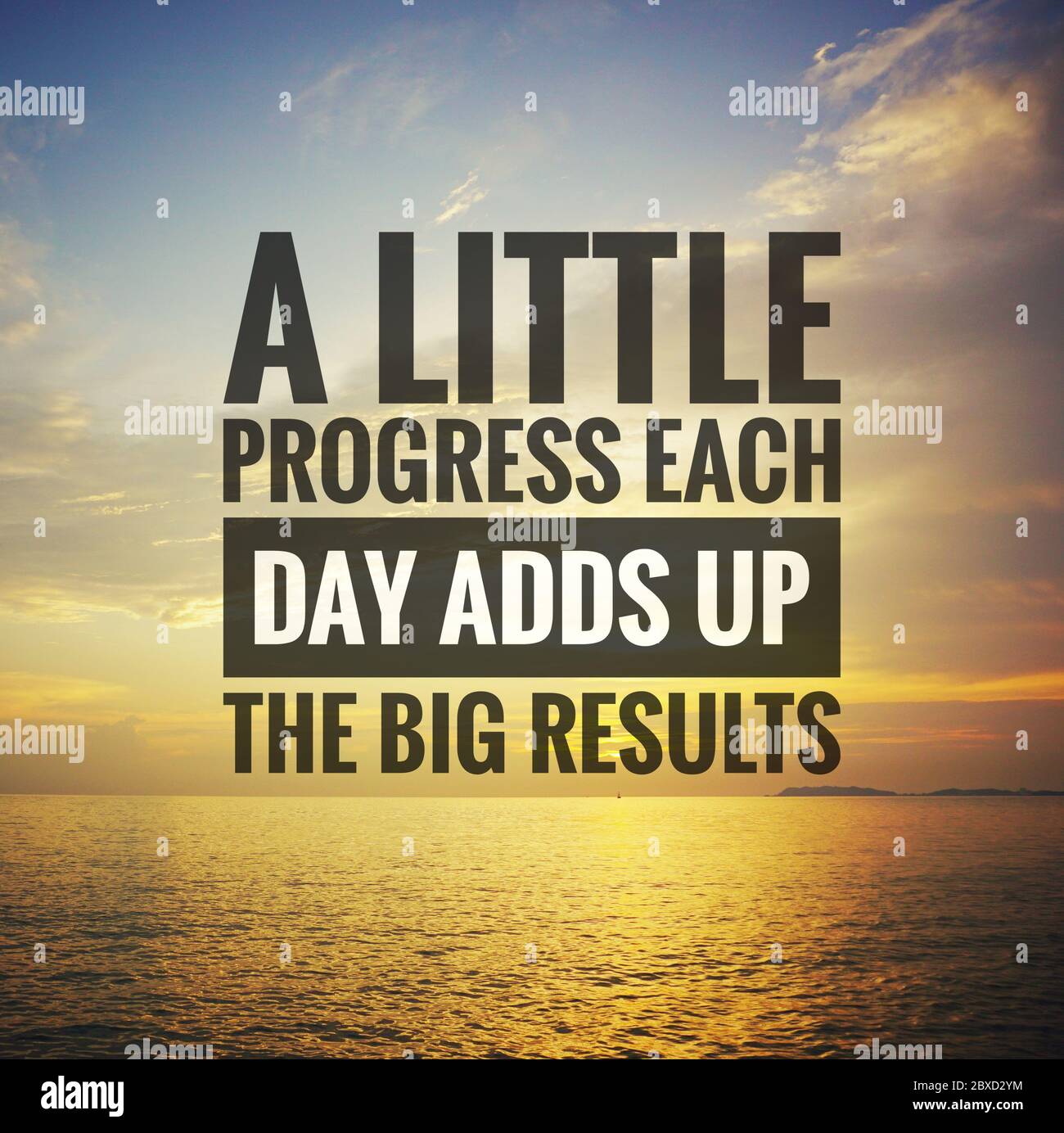 Inspirational motivating quotes on nature background Stock Photo - Alamy