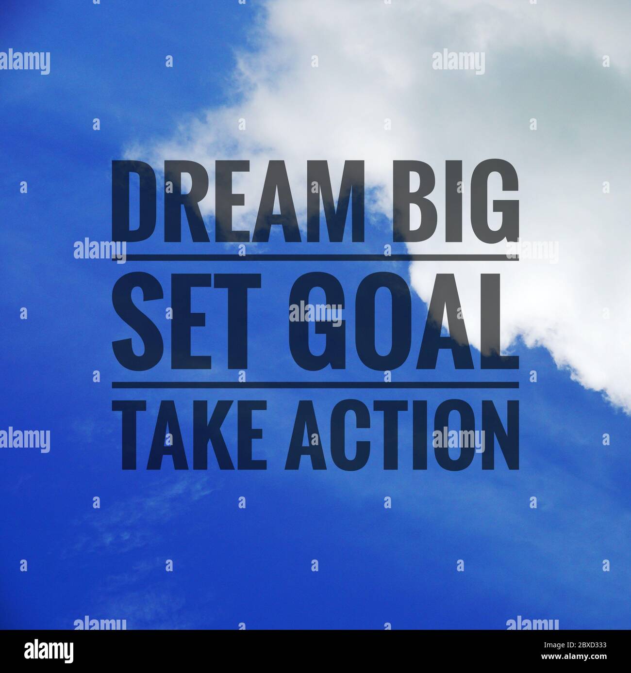 Inspirational motivating quotes on nature background Stock Photo - Alamy