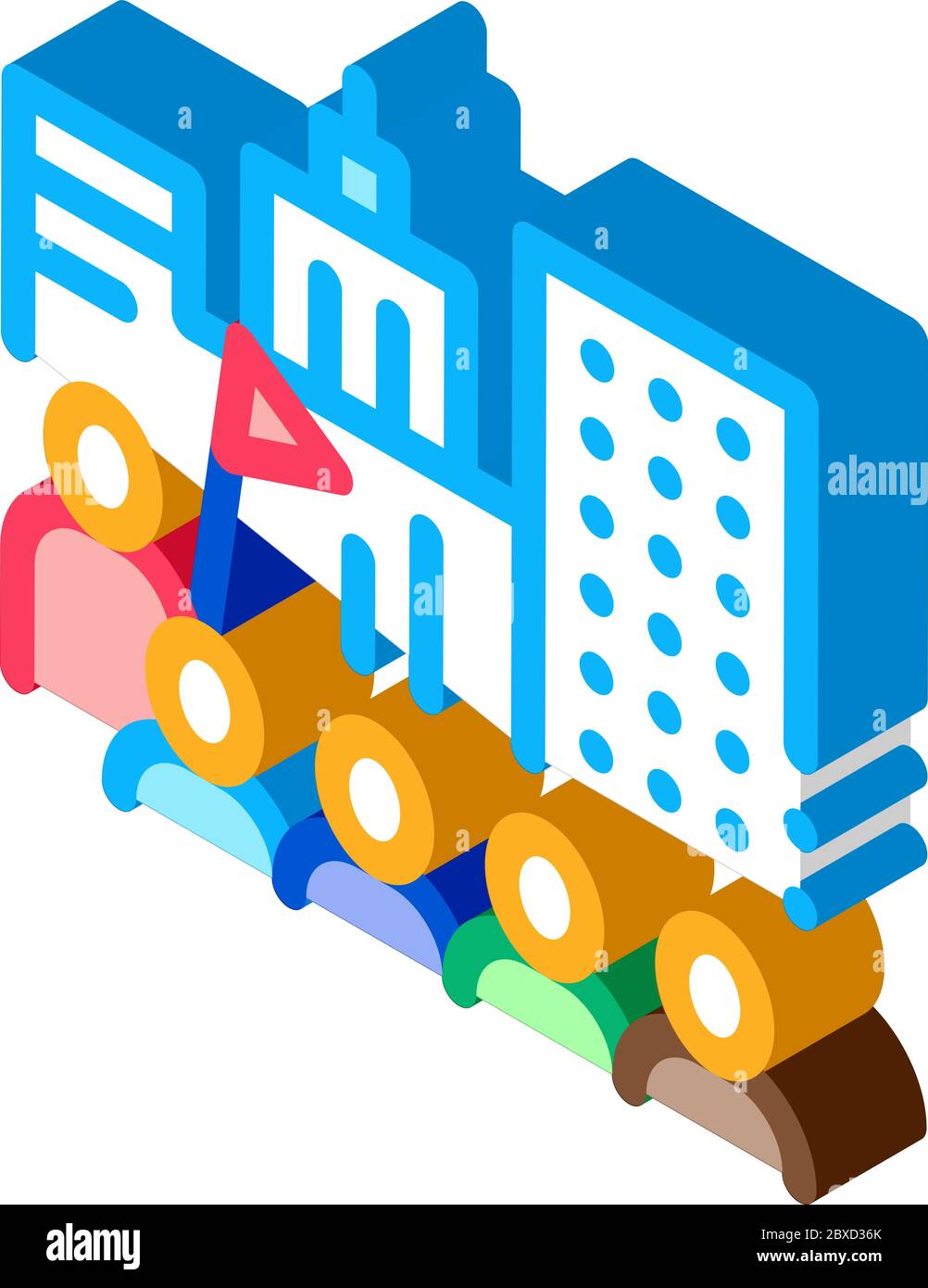 Tour Group on Excursions Icon Vector Illustration Stock Vector Image ...