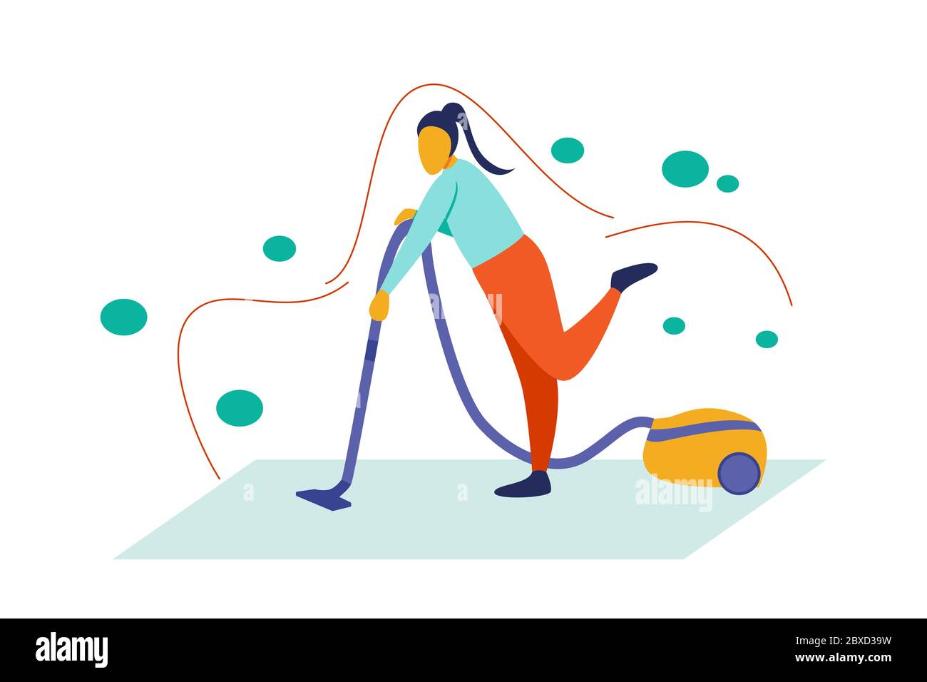 Vacuum cleaner cartoon hi-res stock photography and images - Alamy
