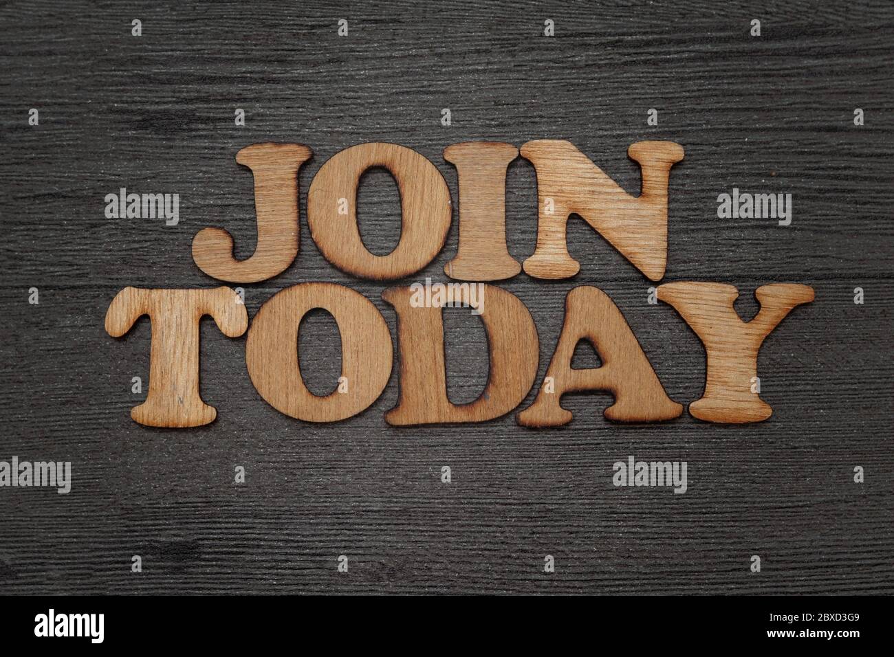 Join today text typography words lettering. Concept of registration or ...