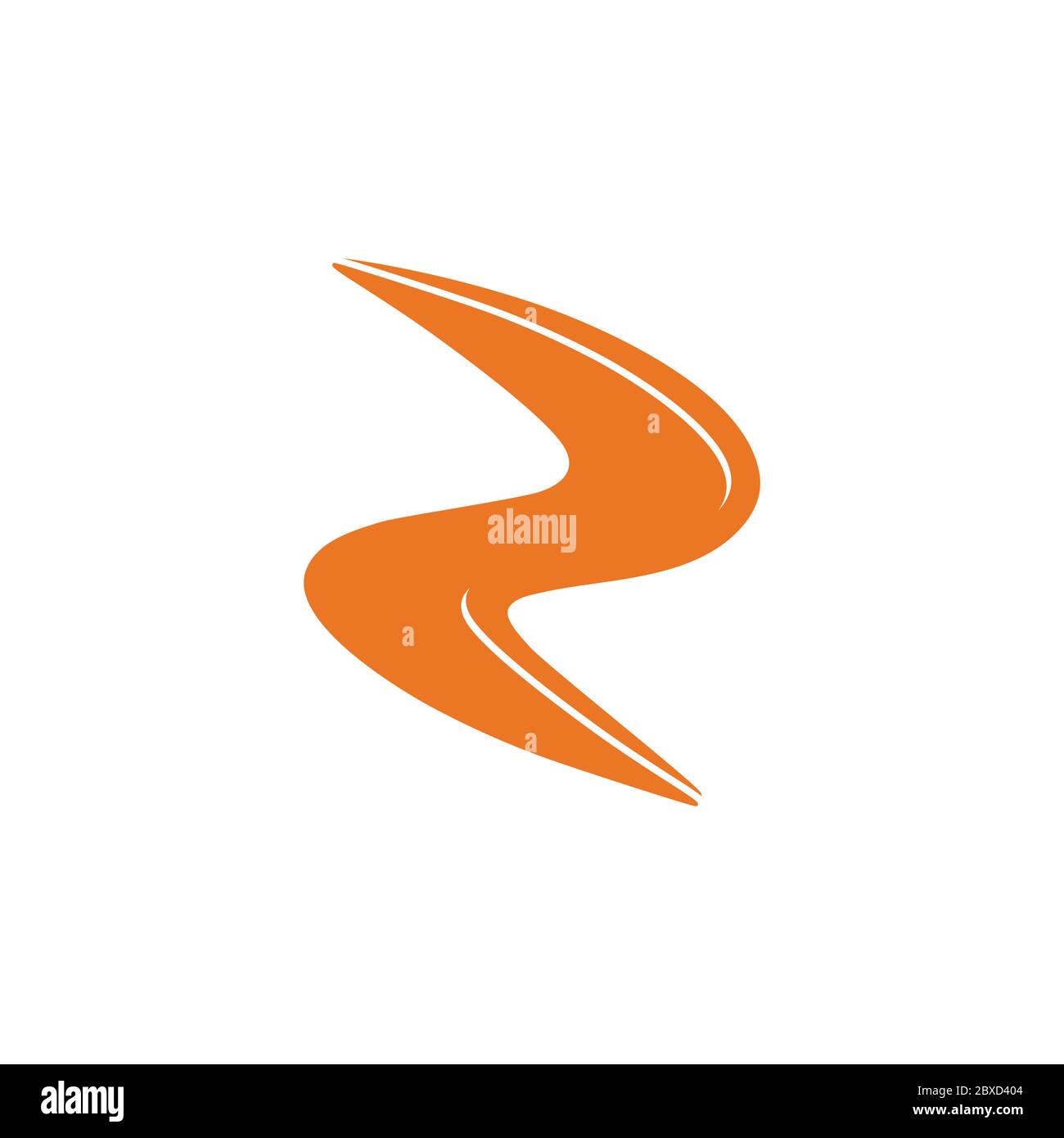 abstract curves shape simple logo vector Stock Vector Image & Art - Alamy