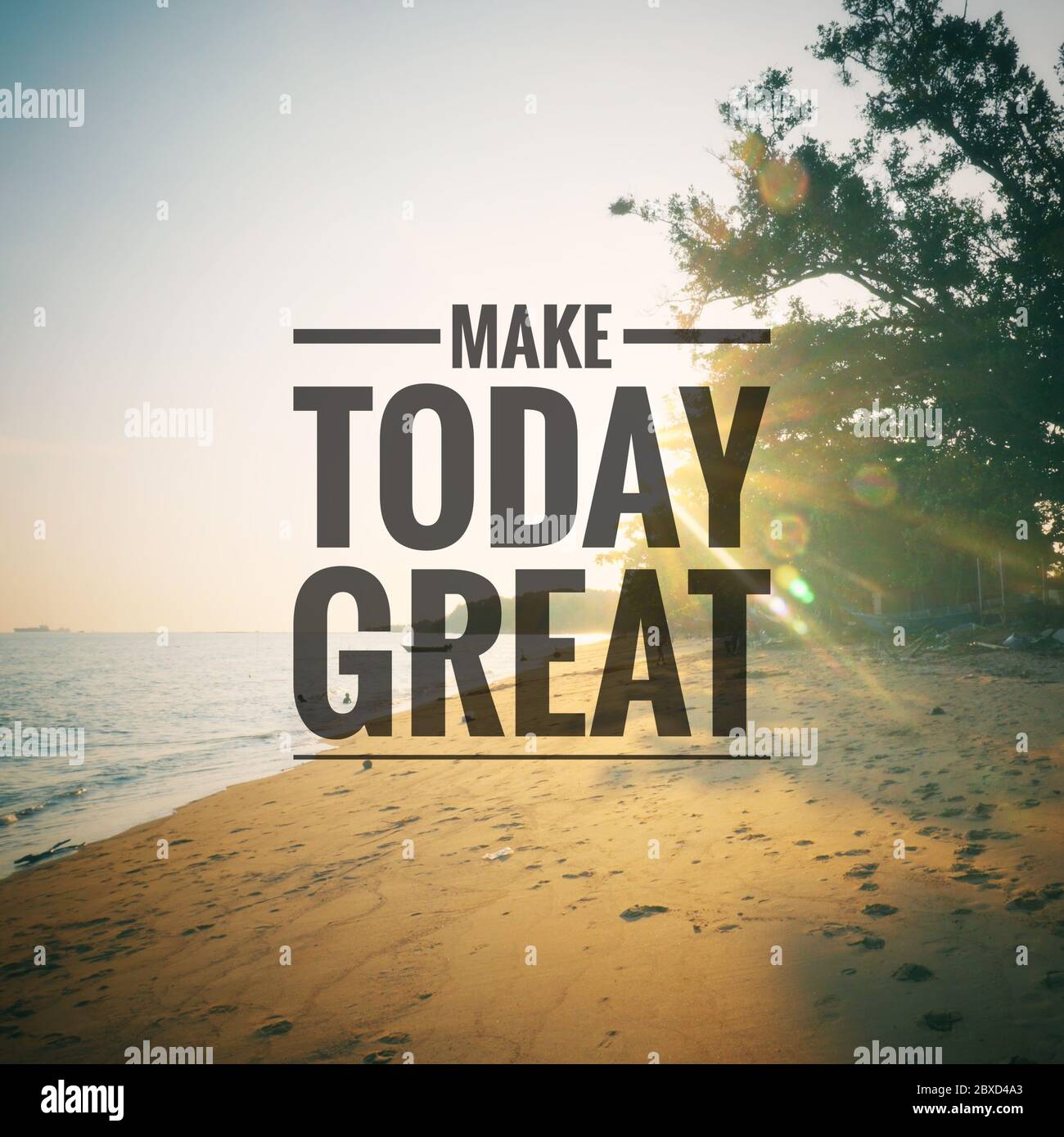 Inspirational motivating quotes on nature background Stock Photo - Alamy