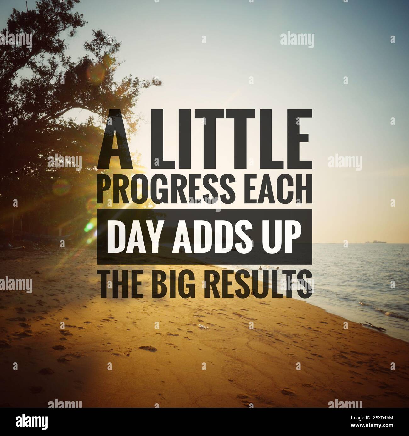 Inspirational motivating quotes on nature background Stock Photo - Alamy