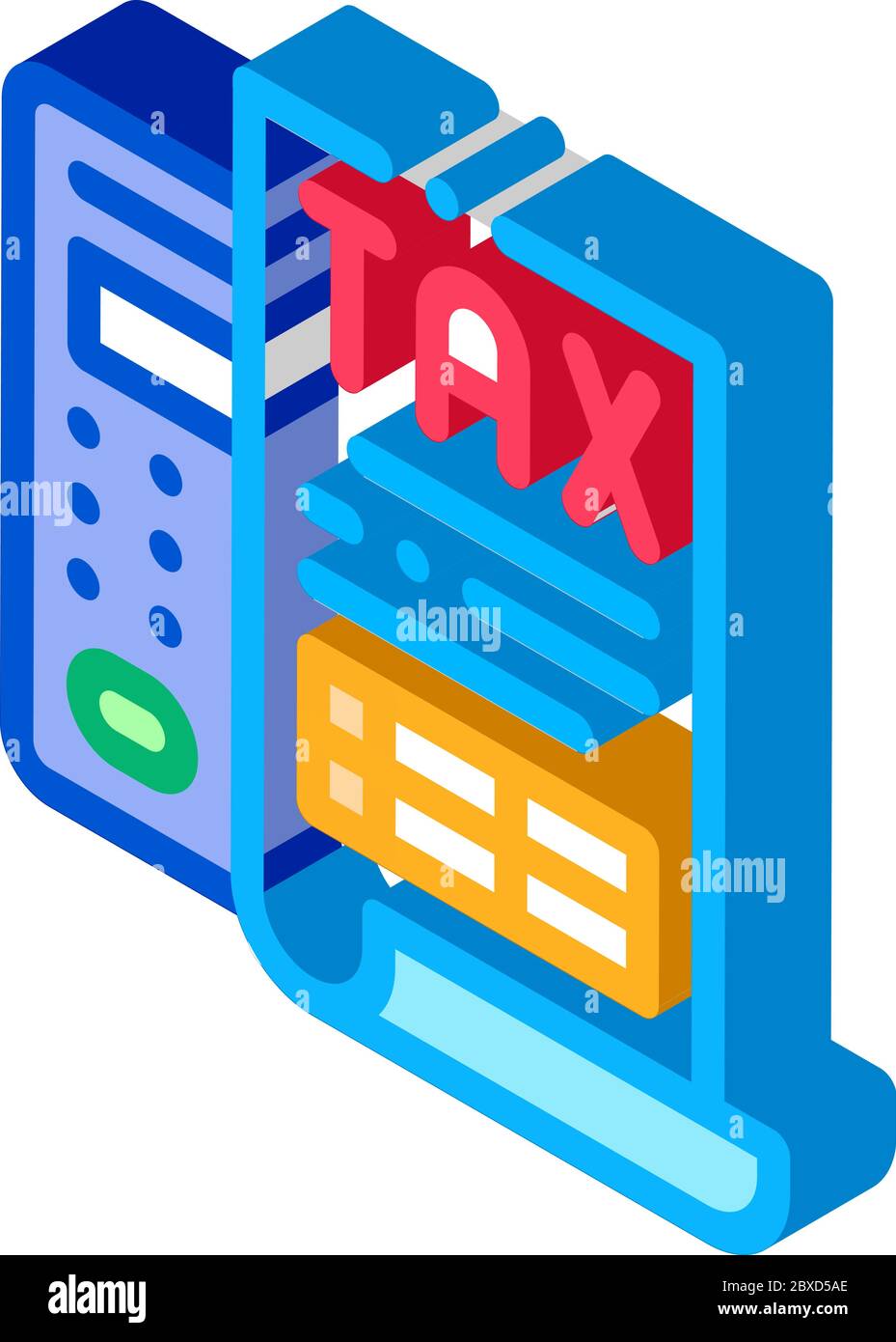 Percent tax calculator icon Cut Out Stock Images & Pictures - Alamy