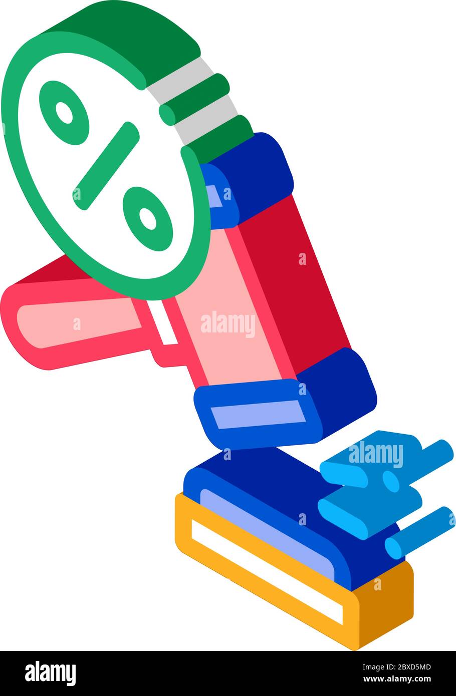 Court Hammer Isometric Icon Vector Illustration Stock Vector Image ...
