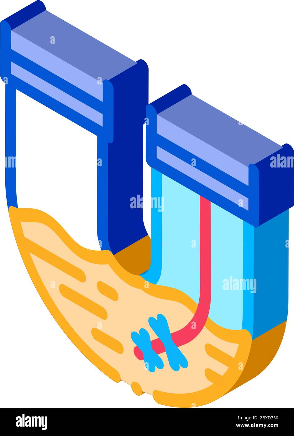 Pipe Cleaning Isometric Icon Vector Illustration Stock Vector Image ...