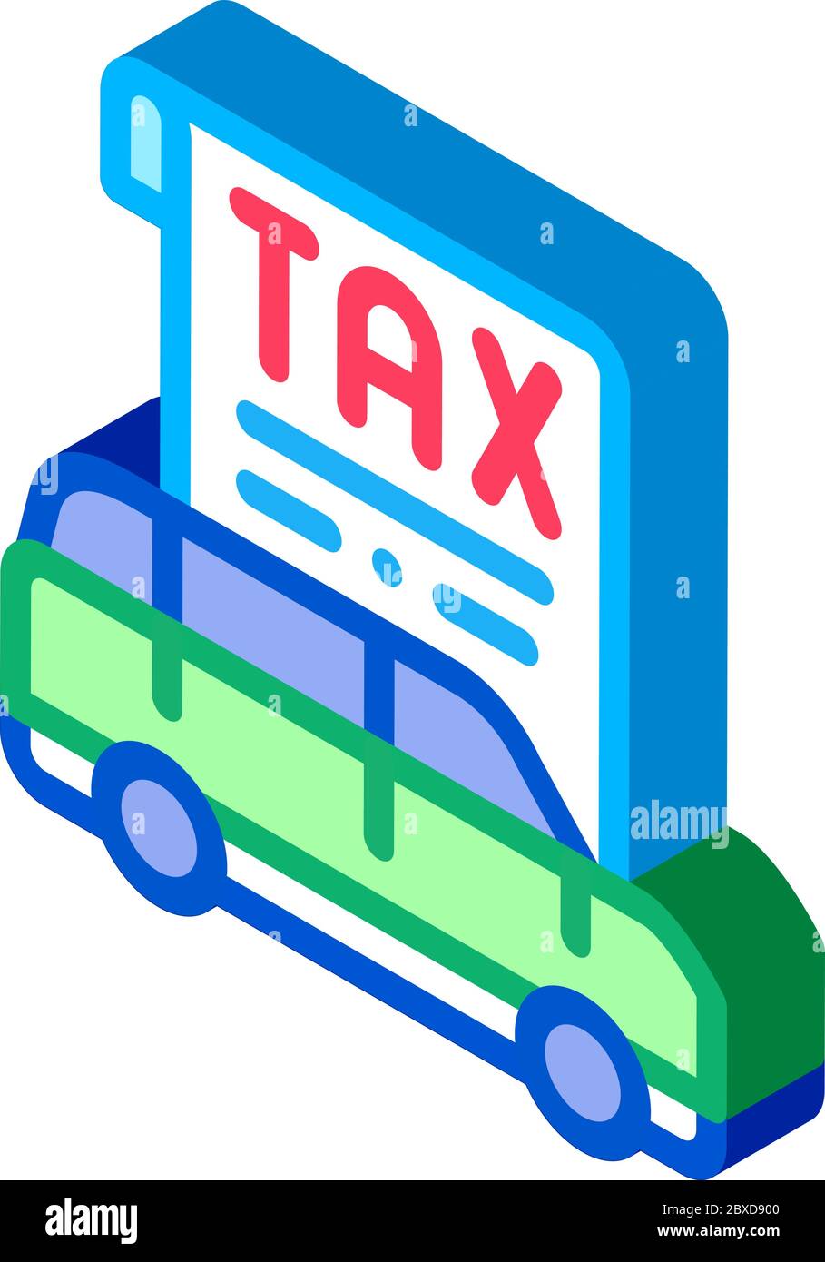 Car tax receipt icon hi-res stock photography and images - Alamy