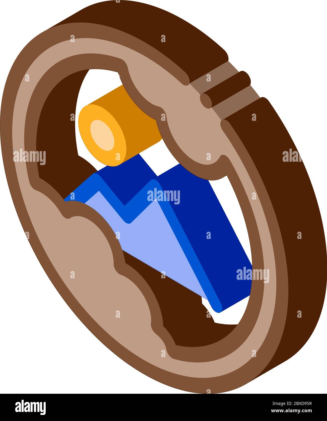 Eyeball Damage Isometric Icon Vector Illustration Stock Vector Image ...