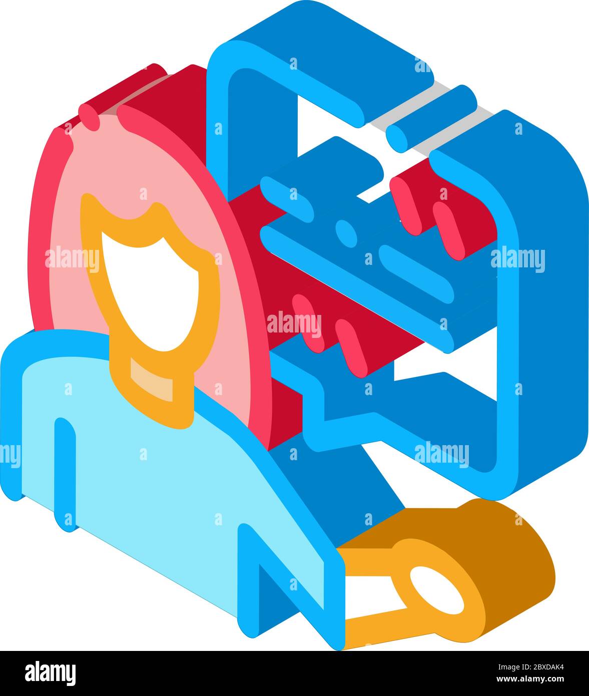 Actor Woman with Replica Icon Vector Illustration Stock Vector Image ...