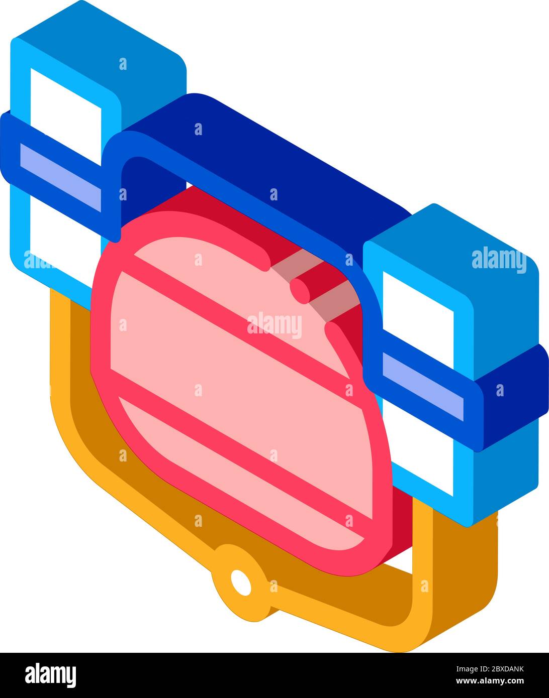 Beer Helmet Isometric Icon Vector Illustration Stock Vector Image & Art ...