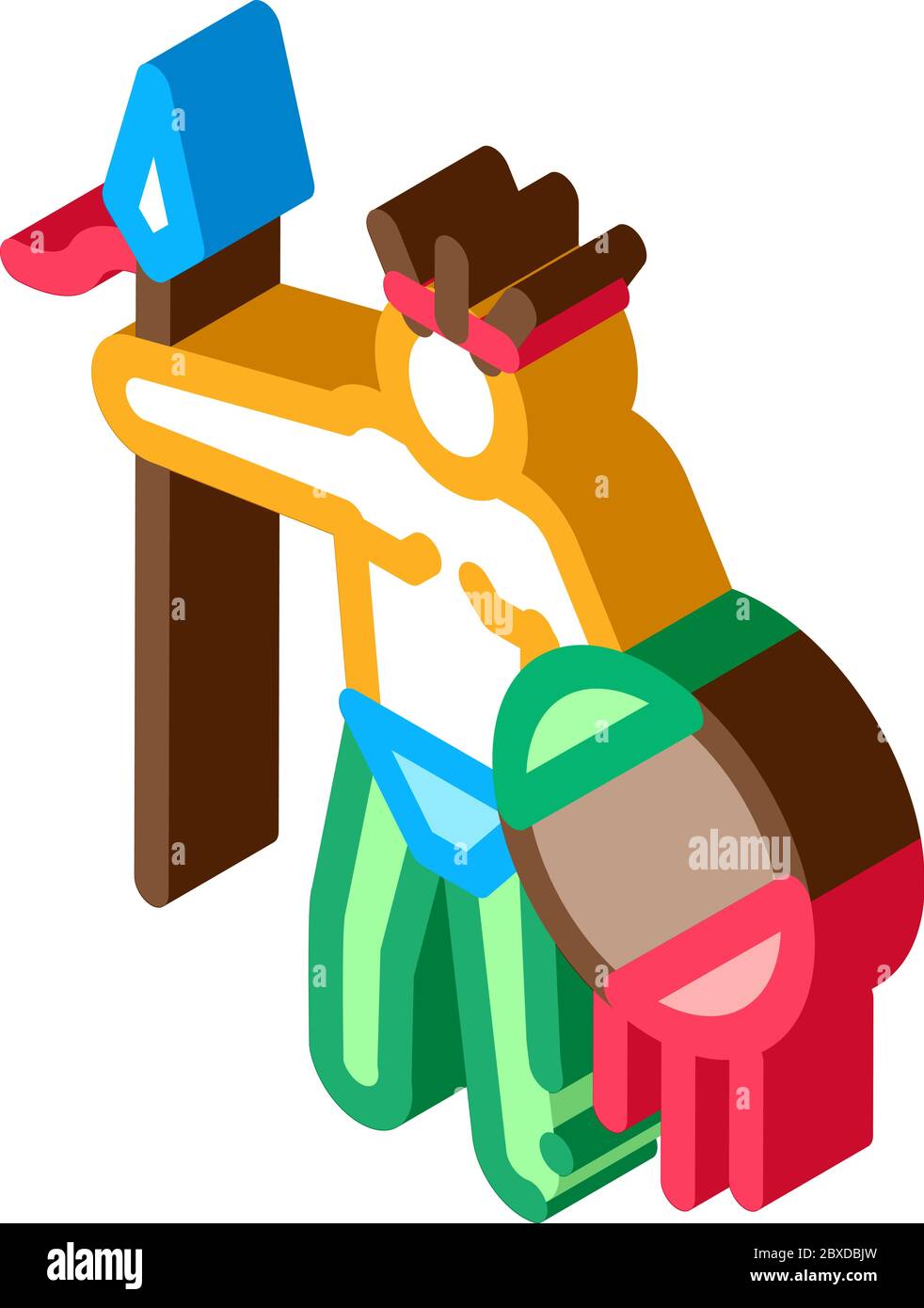 Aztec spear shield outline illustration hi-res stock photography and ...