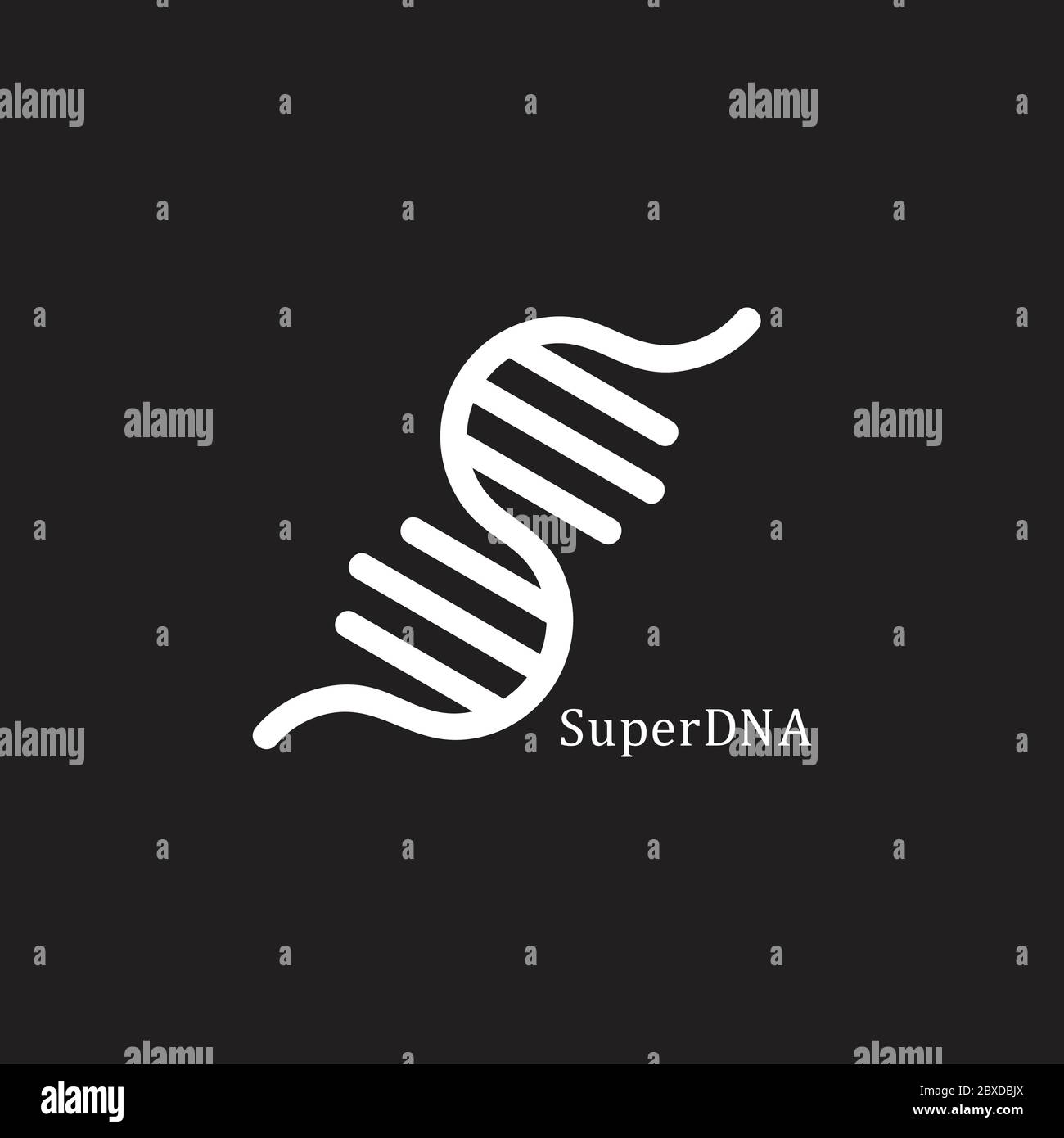 letter s DNA chain simple logo vector Stock Vector Image & Art - Alamy