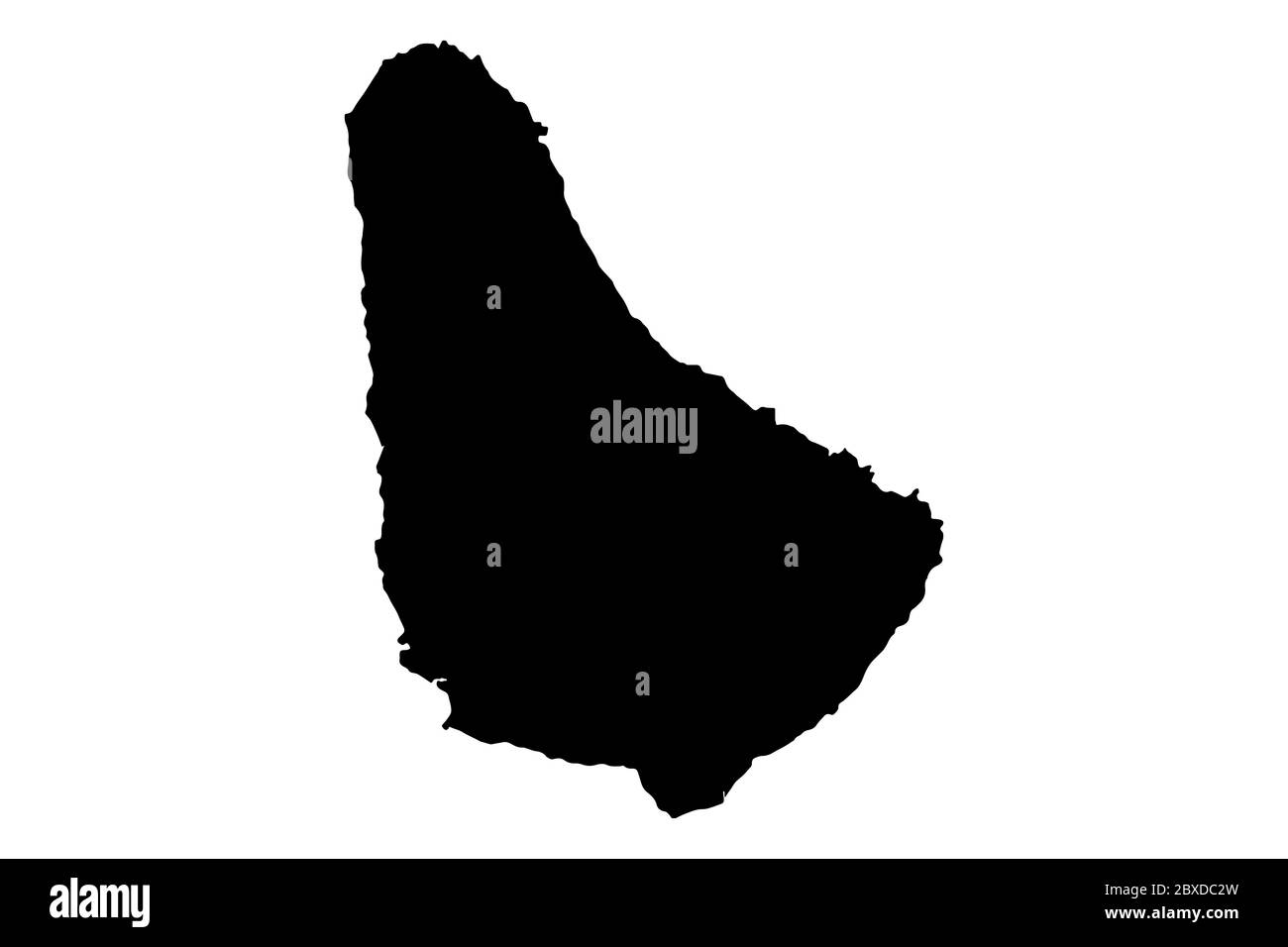 ,Barbados map with gray tone on white background,illustration,textured ...