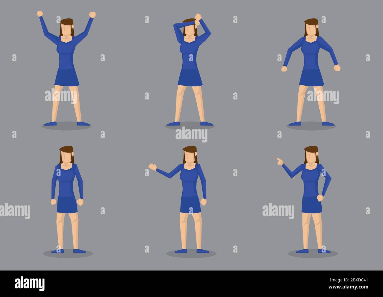 Cartoon woman with short grey hair Stock Vector Images - Alamy