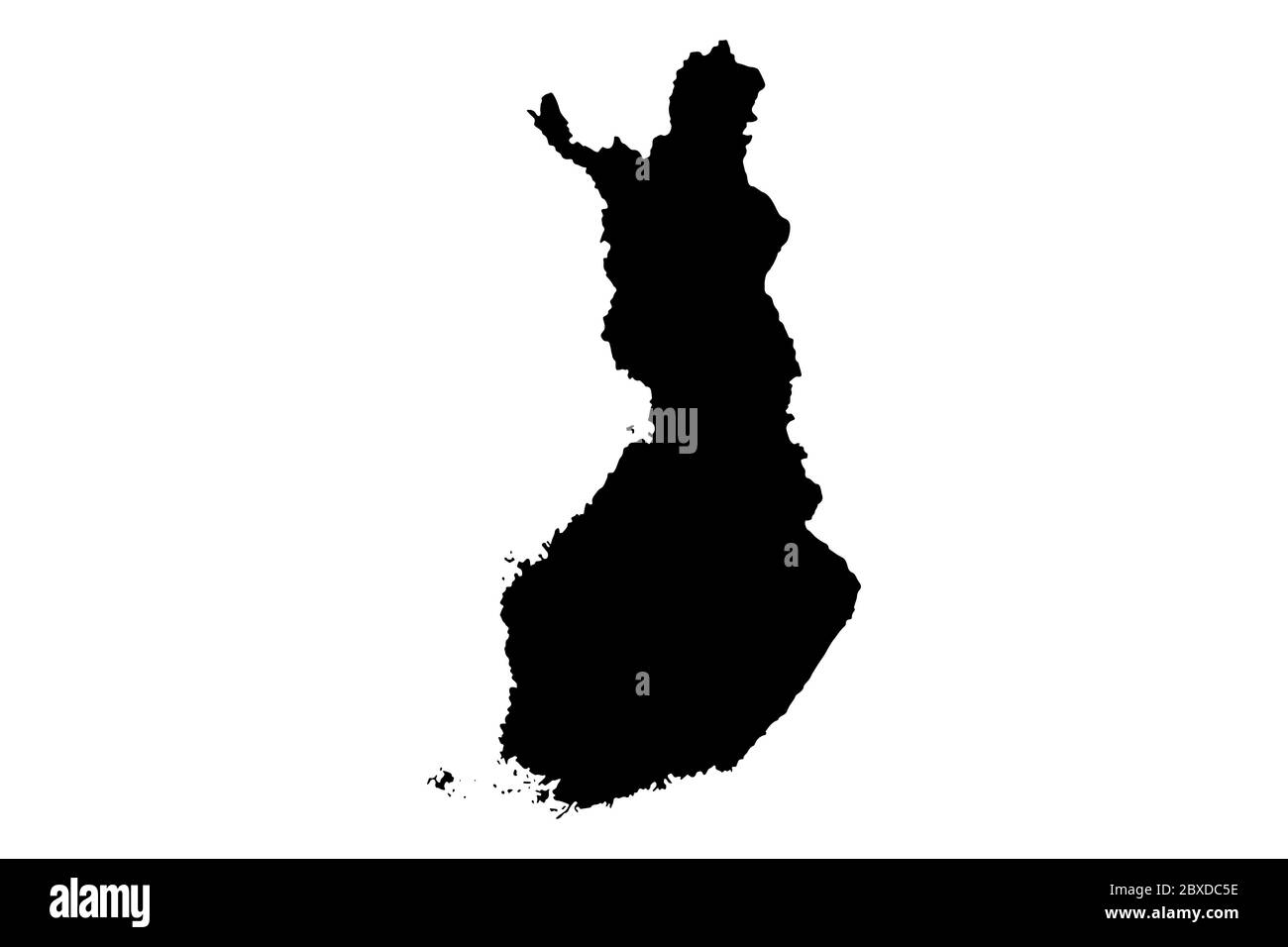 Finland map with gray tone on white background,illustration,textured ...