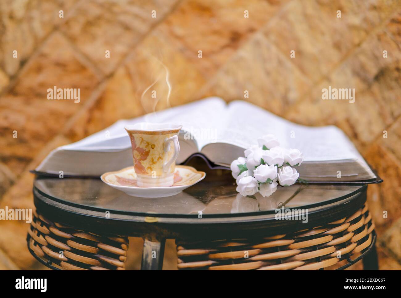 Holy bible new testament tea hi-res stock photography and images - Alamy