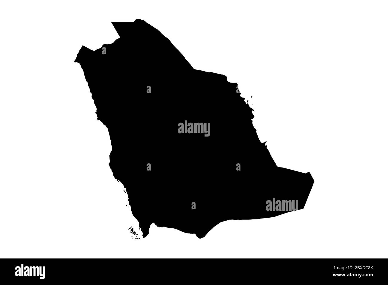 Map of saudi arabia Black and White Stock Photos & Images - Alamy