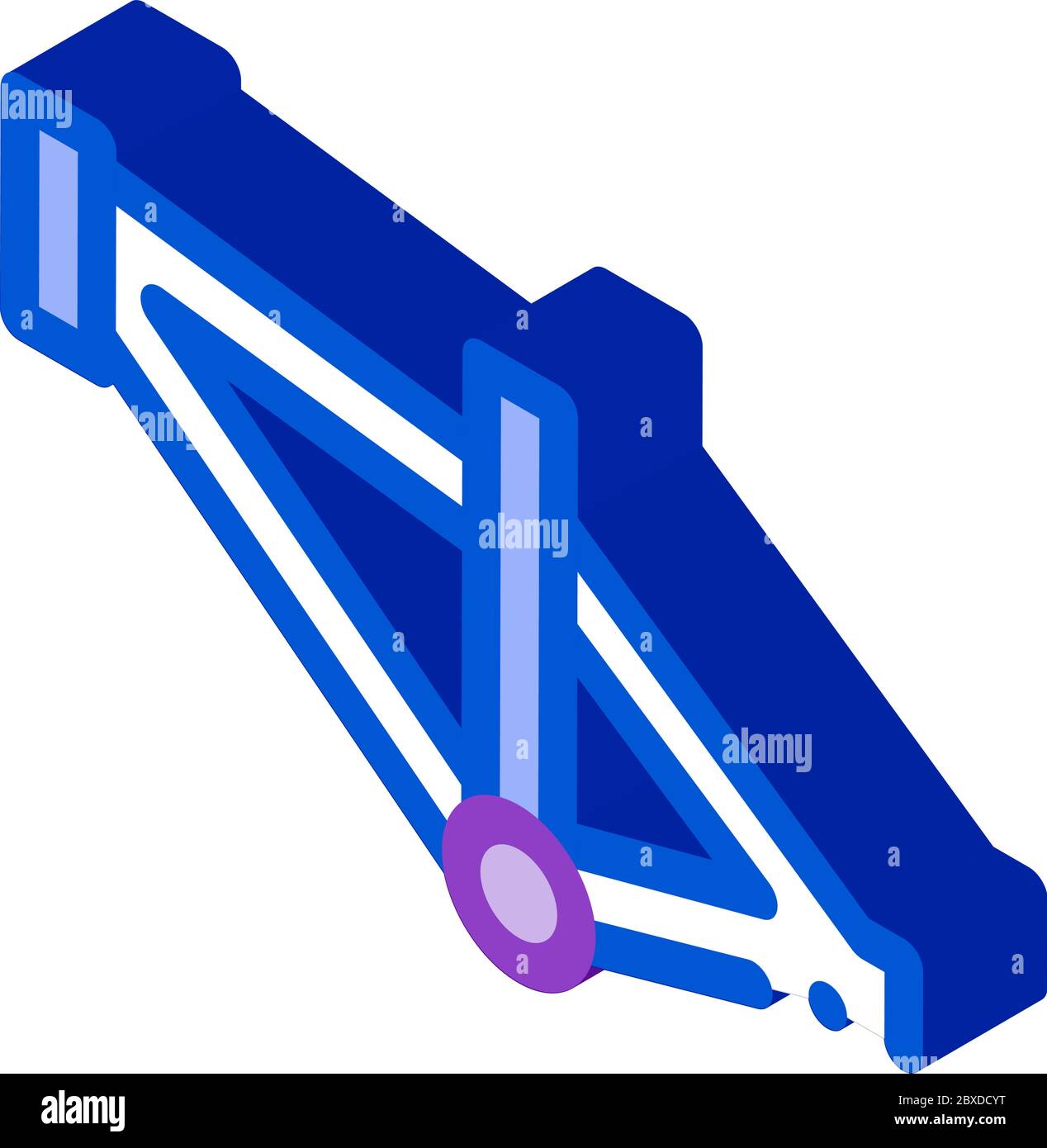 Bike Frame Isometric Icon Vector Illustration Stock Vector Image & Art ...