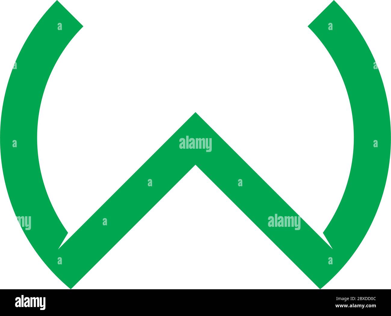 letter w simple geometric line logo vector Stock Vector Image & Art - Alamy