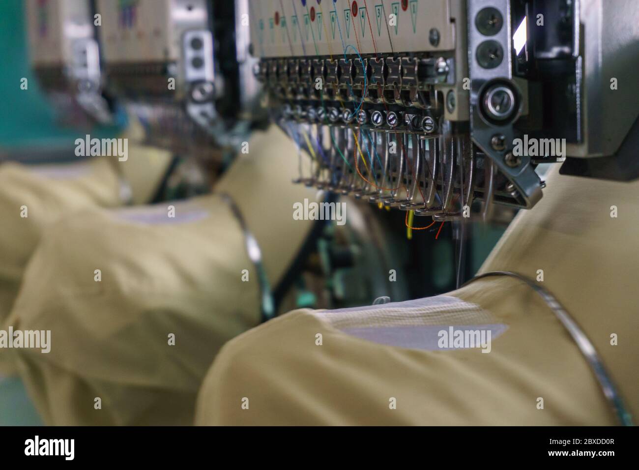 Embroidery machine needle in Textile Industry at Garment Manufacturers ...