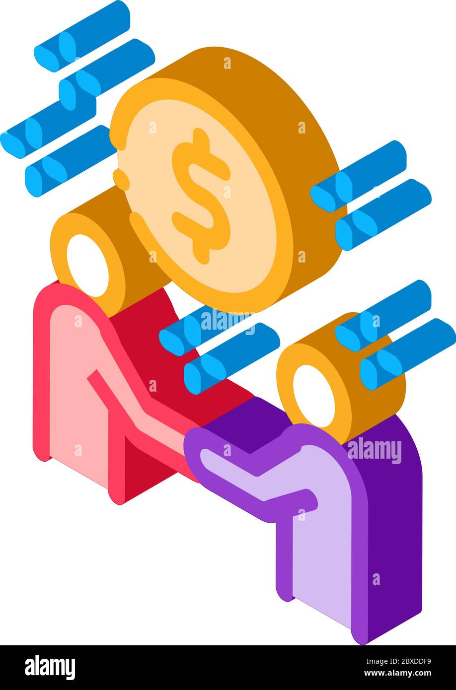 Deal making icon vector Cut Out Stock Images & Pictures - Alamy