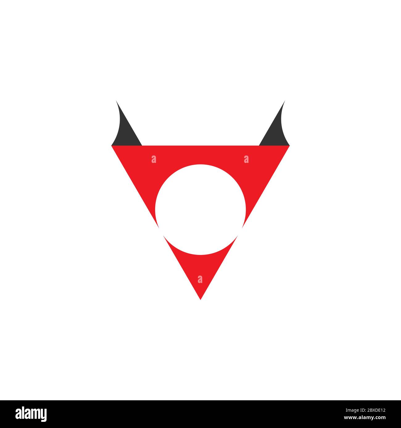 letter v geometric triangle 3d paper logo vector Stock Vector Image ...