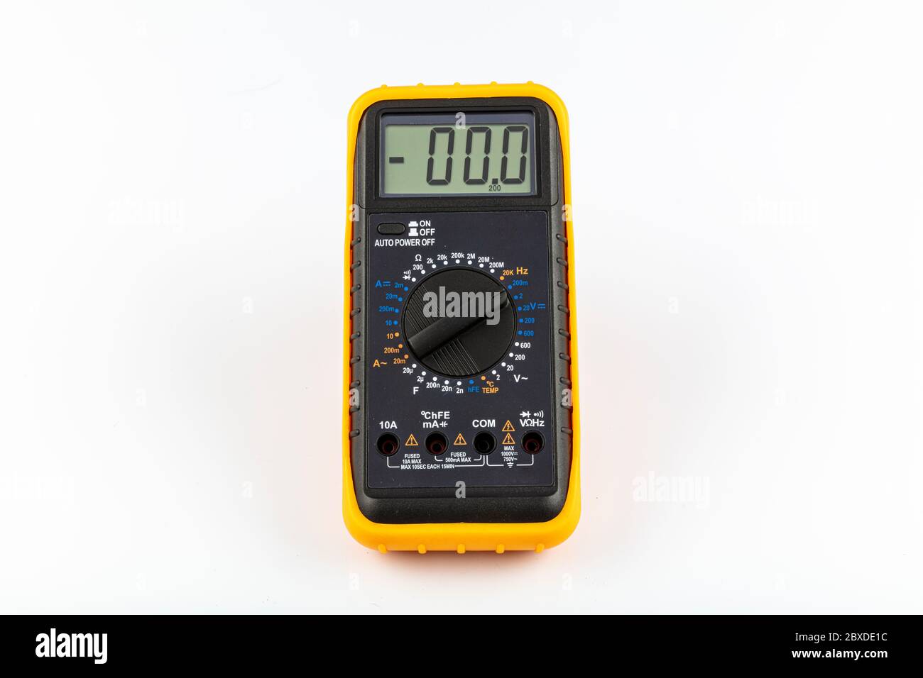 Multimeter for a measurement of a voltage, current and resistance with ...