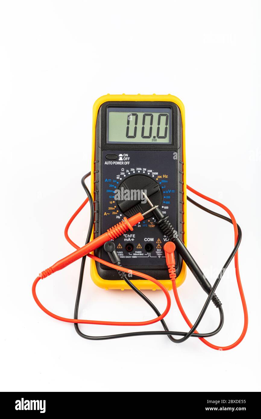 Multimeter for a measurement of a voltage, current and resistance with ...