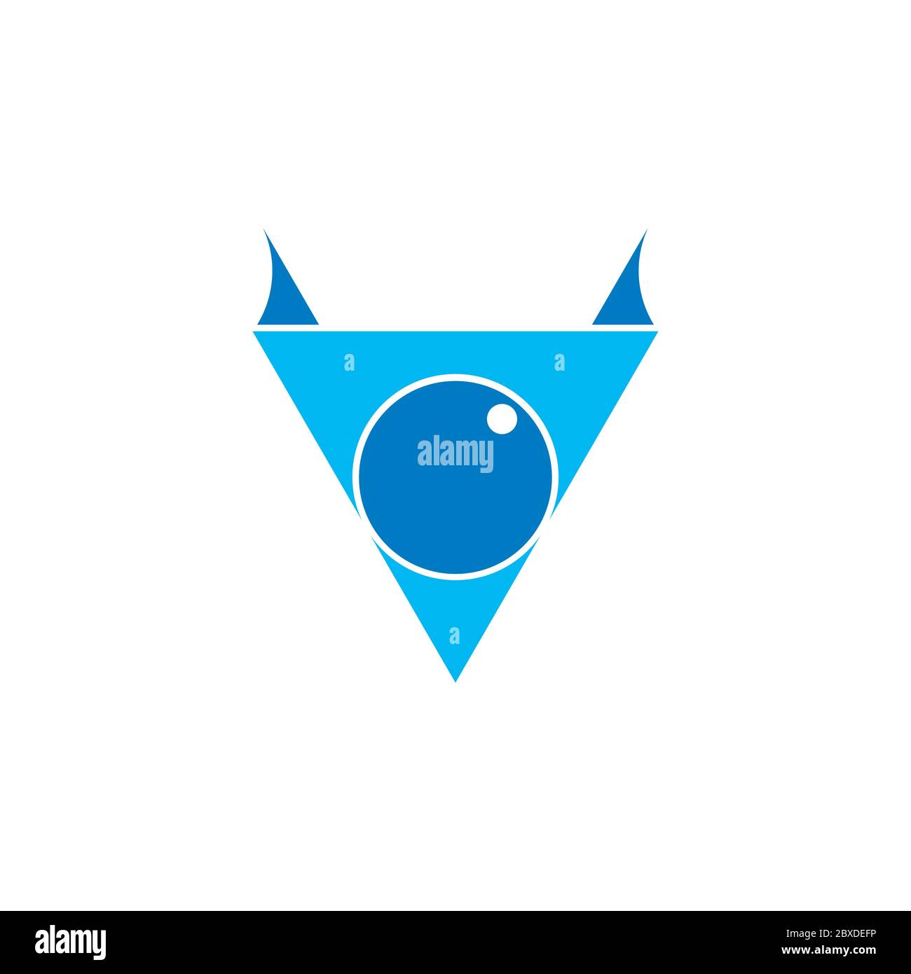 letter v triangle geometric logo vector Stock Vector Image & Art - Alamy