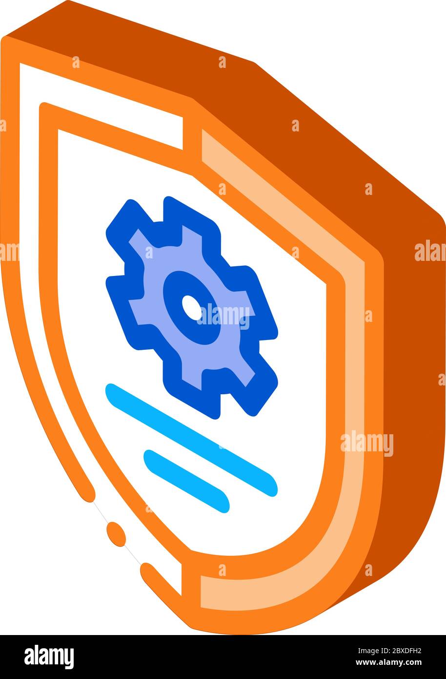 cybersecurity isometric icon vector illustration Stock Vector Image ...